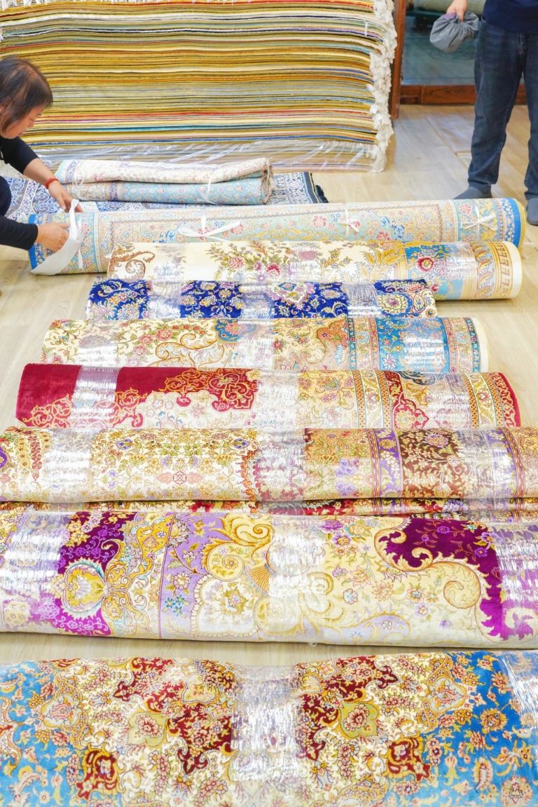 Shipping Handmade Silk Rugs To San Francisco! - Yilong Carpet Factory