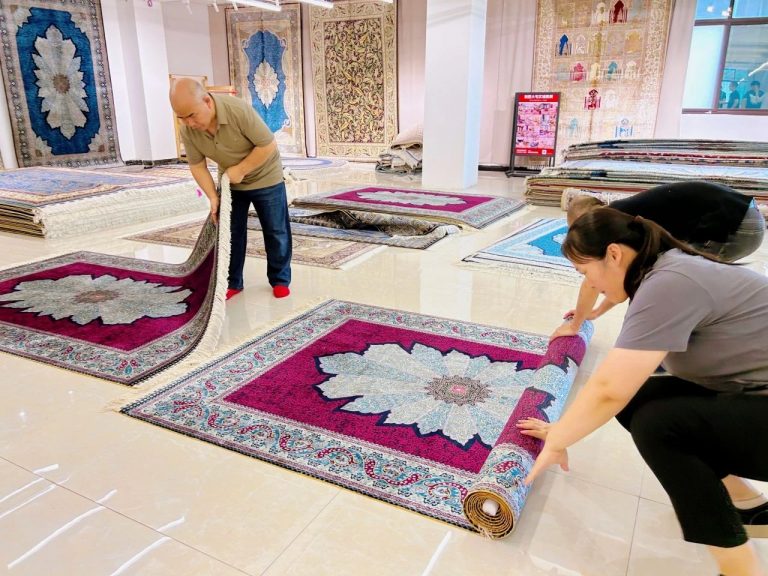 8,000 Square Feet Of Handmade Silk Carpets Delivered To Saudi Arabian ...